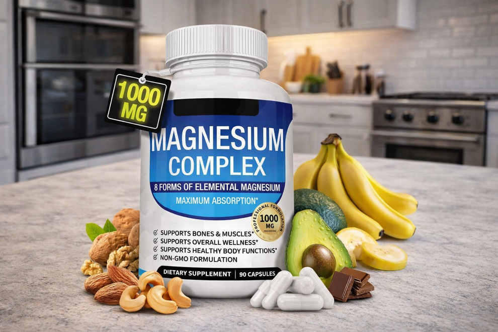 Magnesium Complex Capsules - Bone, Muscle & Heart Health Supplement, S ...