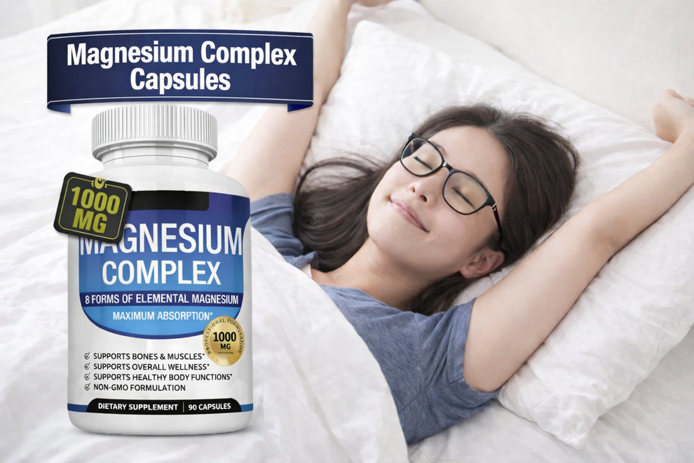 Magnesium Complex Capsules - Bone, Muscle & Heart Health Supplement, S – Clarity Co.